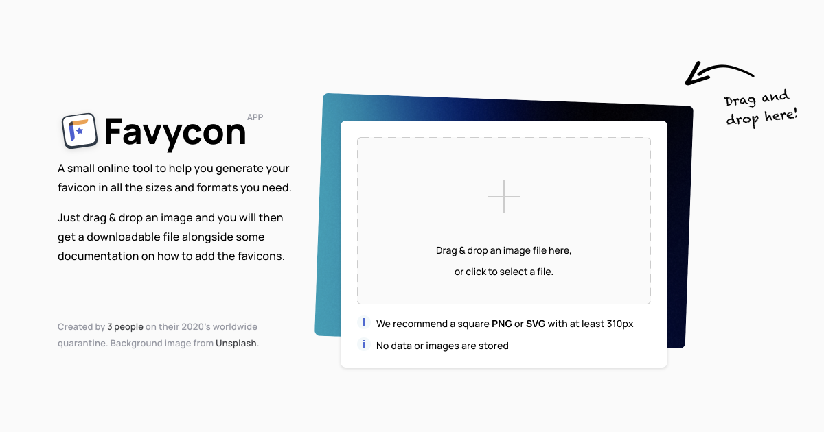 Free Favicon Generator - Create Website Icons Online | Faviconify